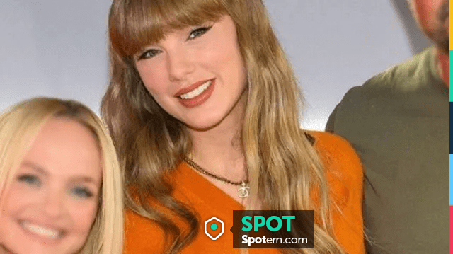 Taylor Swift Heart Radio Orange Sweater in the music video Taylor Swift ...