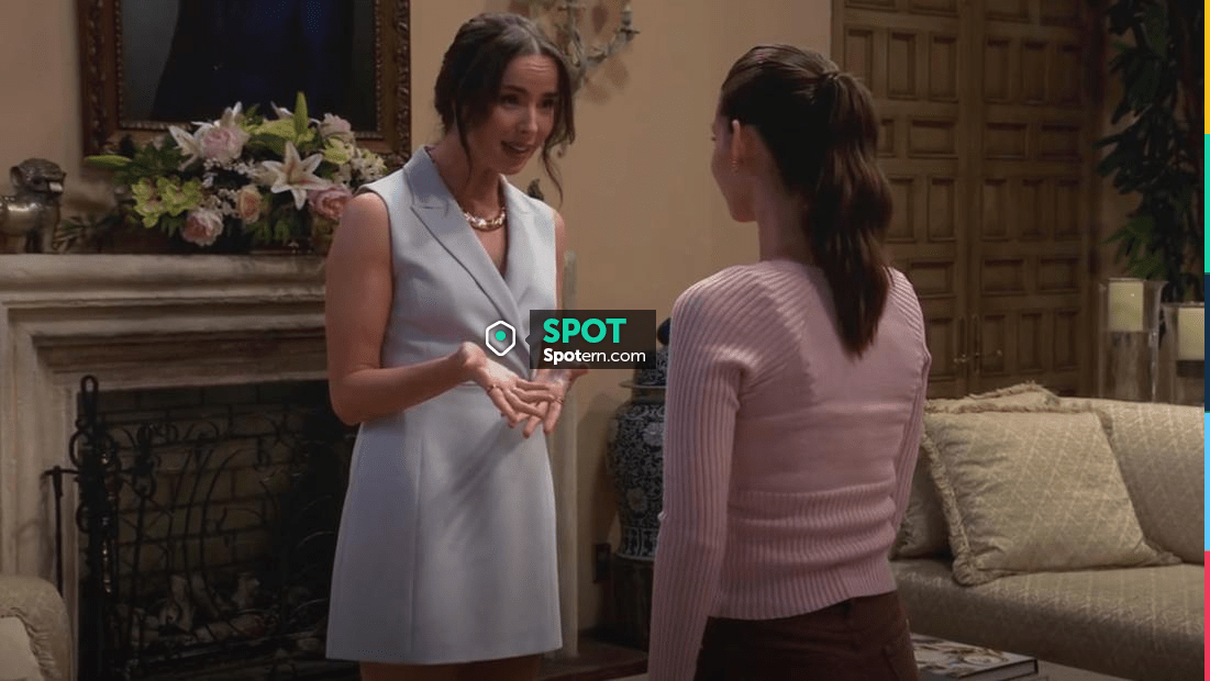 Theory Blazer Mini Dress worn by Ivy Forrester (Ashleigh Brewer) as ...