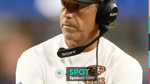 49ers VS Rams White Sweatshirt worn by Kyle Shanahan in Kyle Shanahan ...