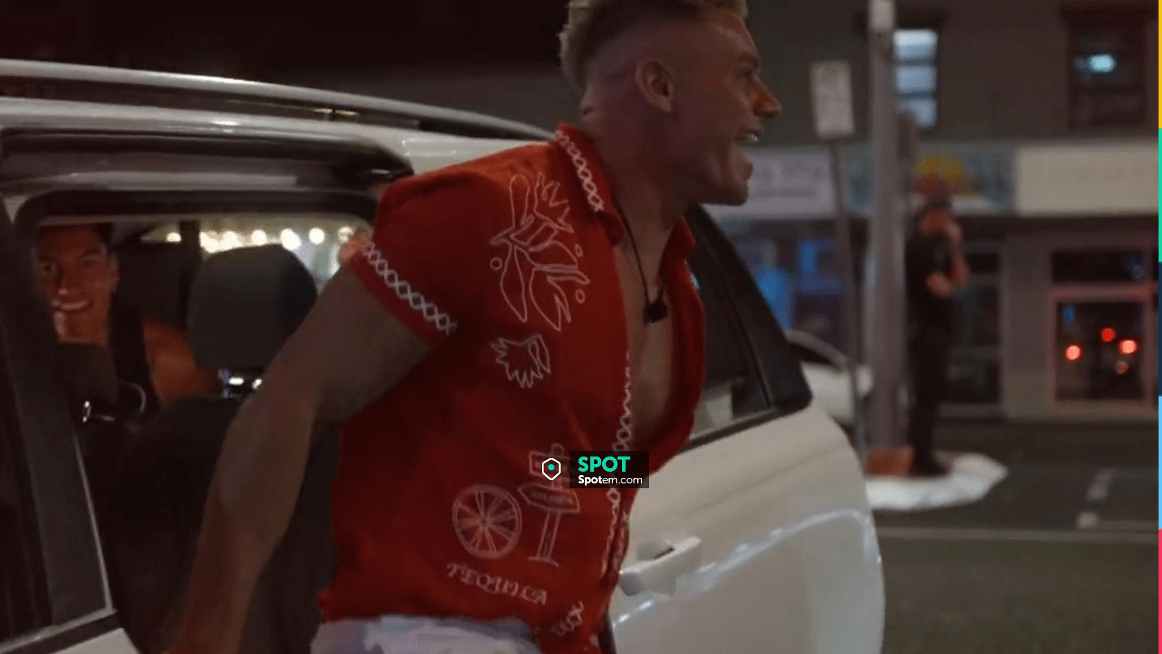 Runaway The Label Diego Shirt worn by Callum Hole as seen in Aussie ...