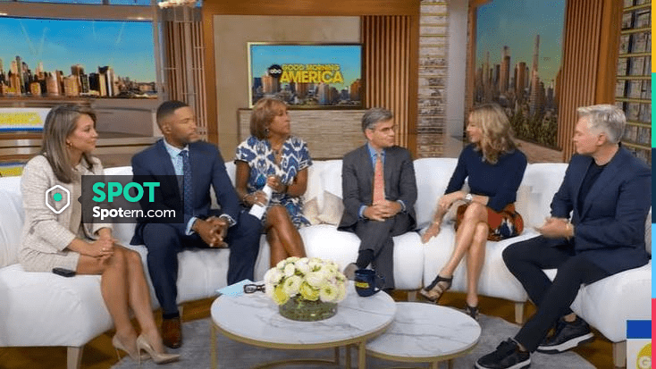 Boss Tweed Cropped Jacket worn by Ginger Zee as seen in Good Morning ...