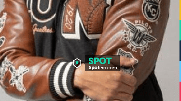 Brown Varsity Jacket worn by Roberto Clemente Jr. in The History of ...