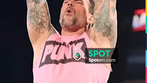 CM Punk WWE Raw Pink Tank Top | Spotern