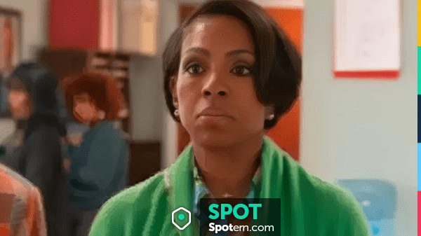Abbott Elementary S05 Sheryl Lee Ralph Lemon Printed Blouse worn by ...