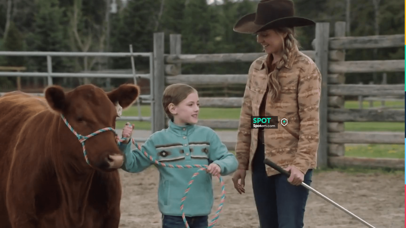 Tasha Polizzi Bon Fire Southwestern Jacket worn by Amy Fleming (Amber ...