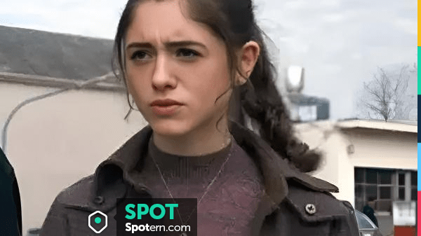 Stranger Things S01 Natalia Dyer Purple Jacket worn by Nancy Wheeler ...