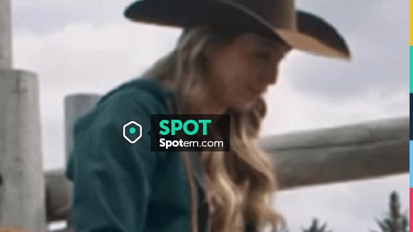 Heartland S19 Amber Marshall Green Hoodie worn by Amy Fleming (Amber ...