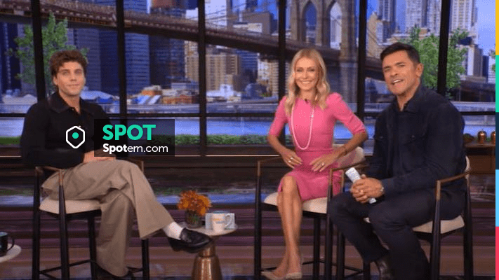 Amiri Leather Patch MA Cardigan worn by Lukas Gage as seen in LIVE with ...