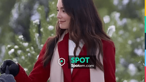 On The 12th Date of Christmas Jennifer Holloway Red Coat worn by ...