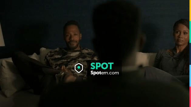 Rag and Bone Camo Crew Sweater worn by Lewis Stewart (McKinley Freeman ...