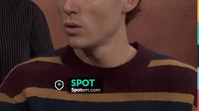 SNL Season 51 Ben Marshall Stripe Knitted Sweater worn by Ben Marshall ...