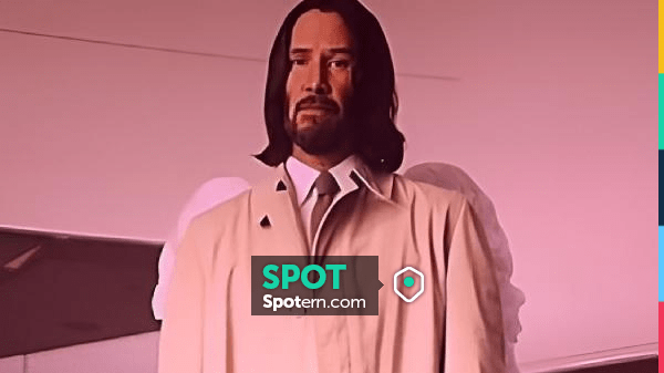 Keanu Reeves Good Fortune 2025 Beige Coat worn by Gabriel (Keanu Reeves ...