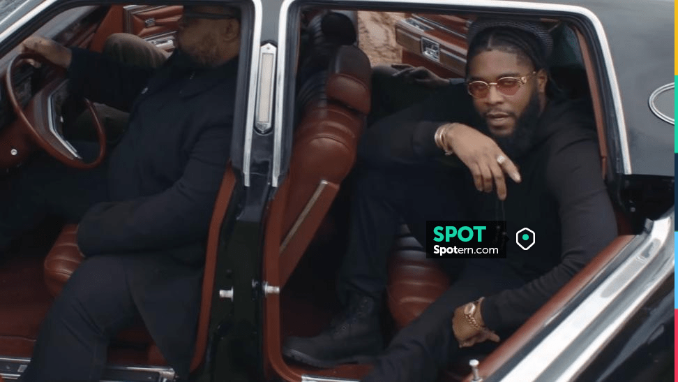 Saint Laurent Black Bolo Tie Hoodie worn by Big K.R.I.T. in BIG K.R.I.T ...