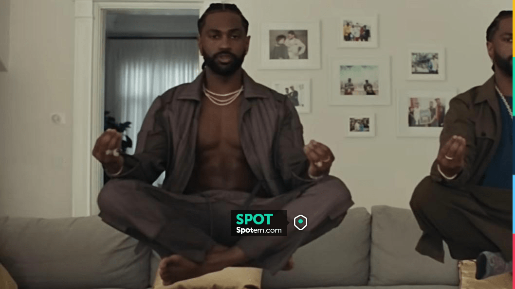 Craig Green Dark Grey Quilted Panel Skin Pants worn by Big Sean in Big ...