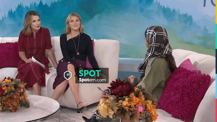 Adam Lippe Front Button Midi Skirt worn by Jenna Bush Hager as seen in ...