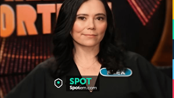 Celebrity Wheel of Fortune S06 Alex Borstein Crane Print Dress as seen ...
