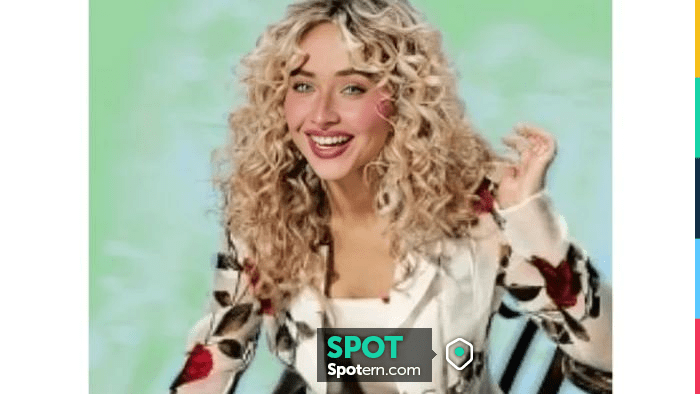 Sabrina Carpenter Saturday Night Live Abrigo floral de Sabrina ...