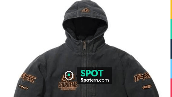 Supreme Fox Racing Denim Hooded Jacket worn by YTB Fatt in Supreme/Fox ...
