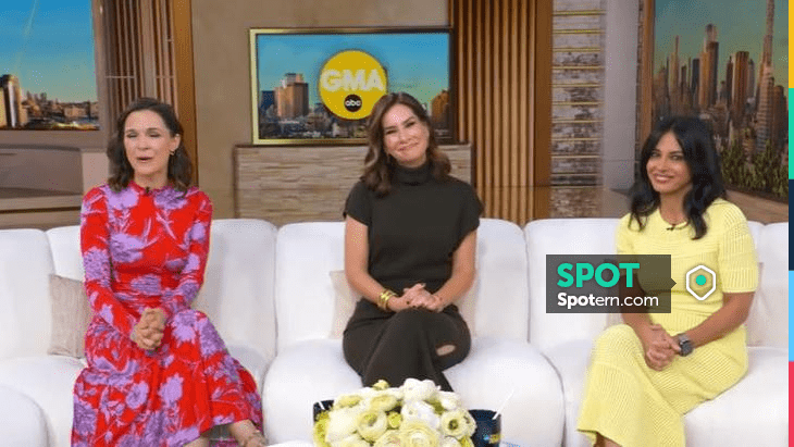 Jason Wu Collective Knit Midi Dress worn by Tara Narula as seen in Good Morning America on ...