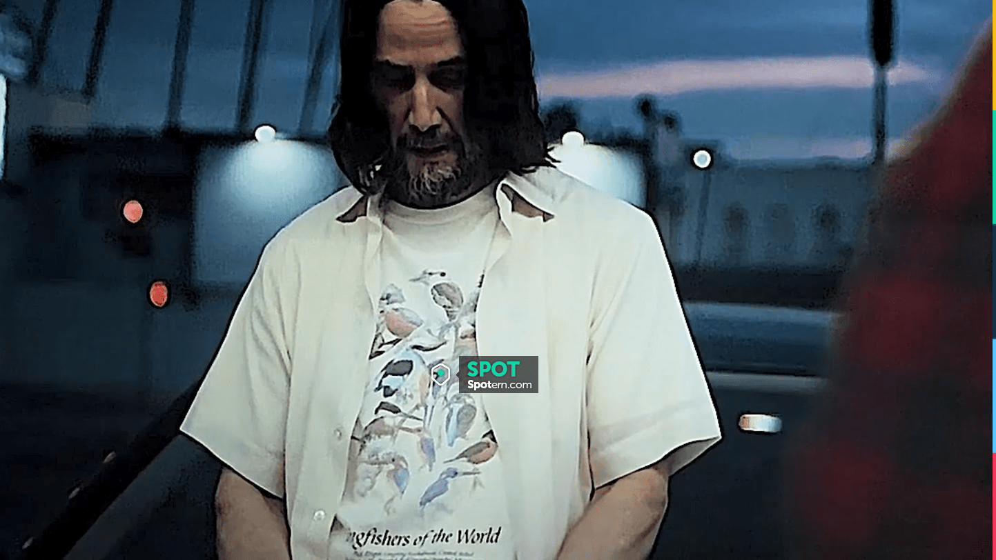 T-shirt Kingfishers of the World par Gabriel (Keanu Reeves) dans Good ...