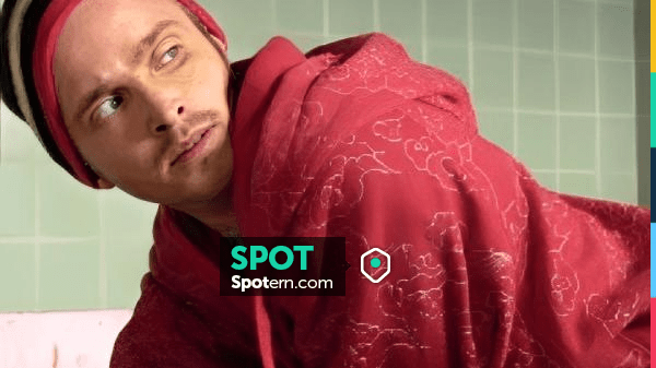 Break­ing Bad Jesse Pinkman Red Print­ed Hood­ie worn by Jesse Pinkman ...