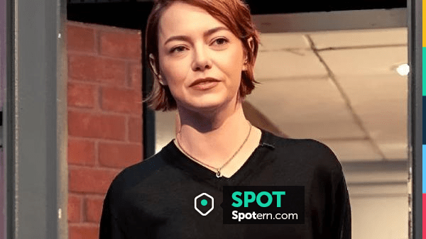 Late Night with Seth Meyers Emma Stone Sweat-shirt noir de (Emma Stone ...