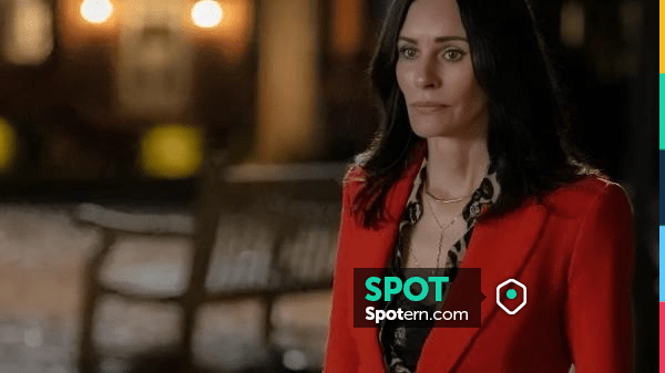 Scream S07 Gale Weathers Blazer rojo usado por Gale Weathers (Courteney ...