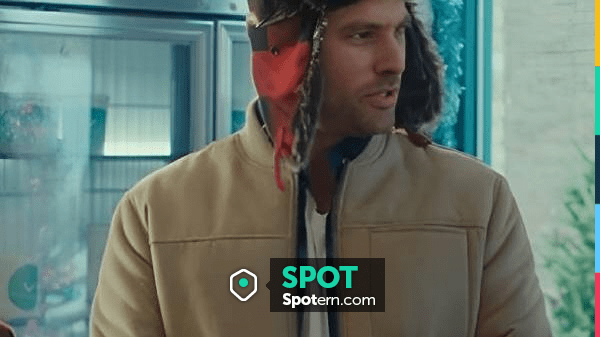 Exes of Christmas Past 2025 Alex Trumble Beige Jacket worn by Sam (Alex ...