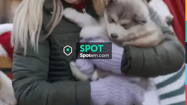 A Christmas Angel Match 2025 Mirabelle Puffer Jacket worn by Mirabelle ...