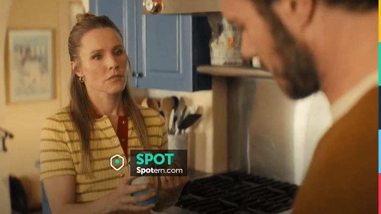 Polo en tricot rayé Bally porté par Joanne (Kristen Bell) comme on le ...