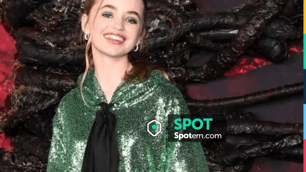 Stranger Things S05 Nell Fisher Green Sequin Dress as seen in Stranger ...