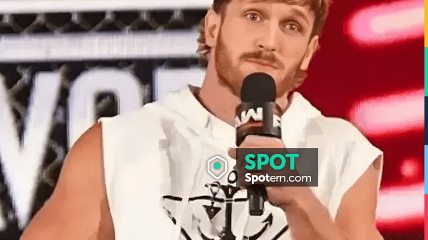 Logan Paul RAW White Sleeveless Hoodie as seen in WWE Raw | Spotern