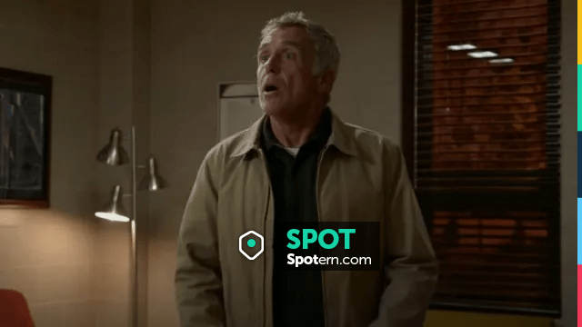 J.Crew Harrington Jacket Cotton Twill Burnished Khaki worn by Christopher Herrmann (David ...