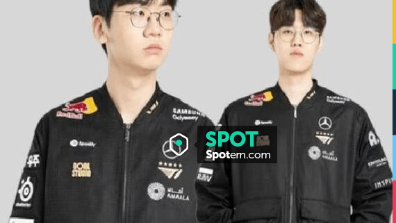 2025 T1 Worlds Uniform Black Jacket | Spotern