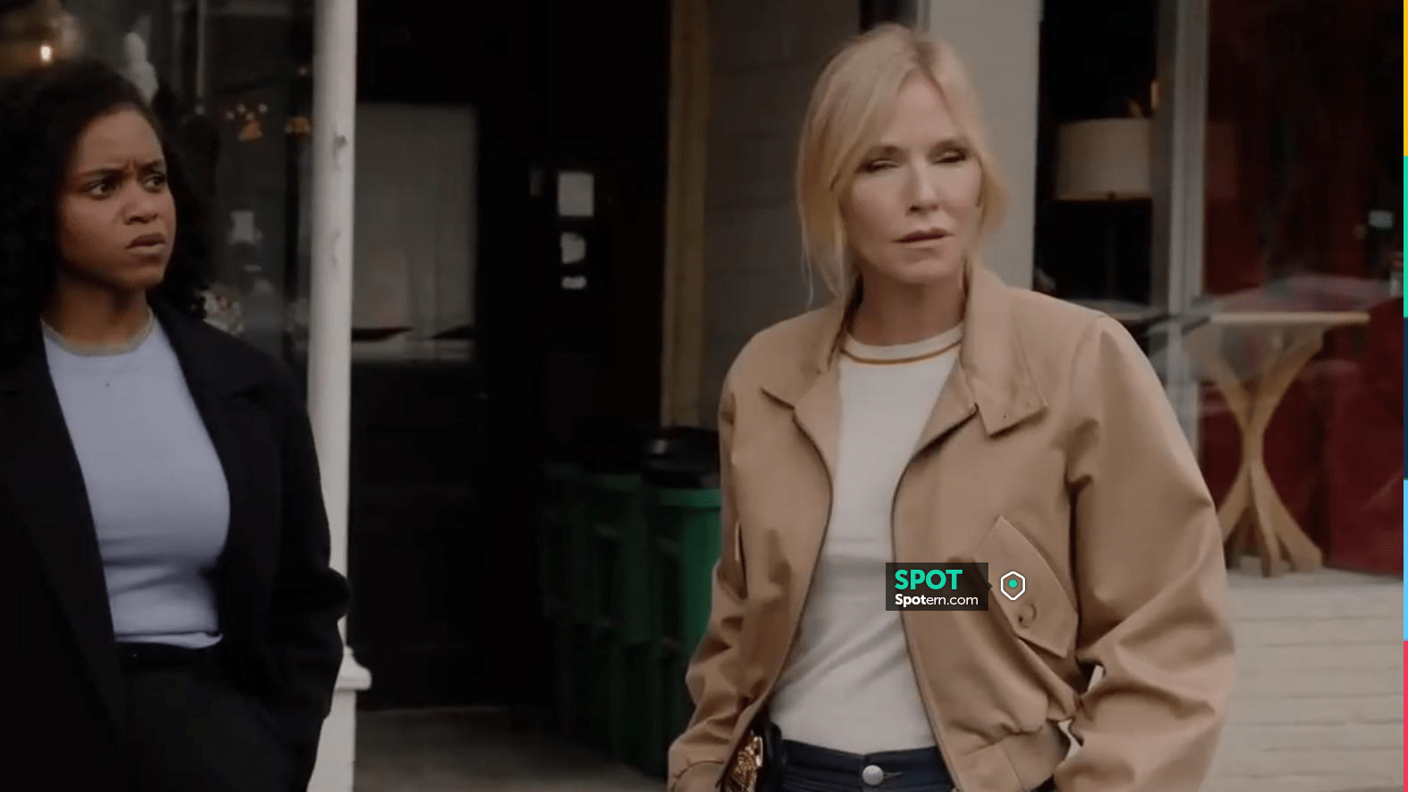 Frame The Harrington Cotton Jacket worn by Amanda Rollins (Kelli ...