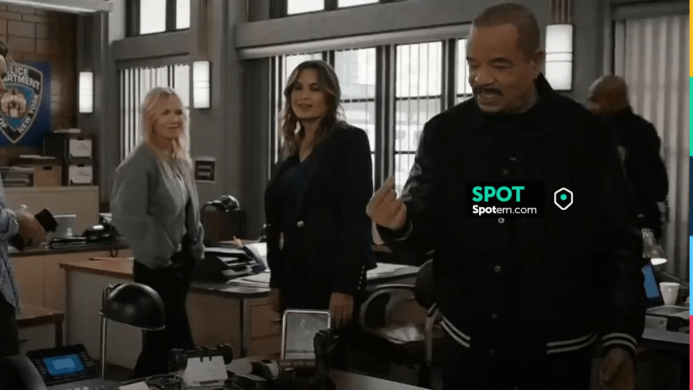 Levi's® Mens Varsity Bomber Jacket worn by Odafin 'Fin' Tutuola (Ice-T ...