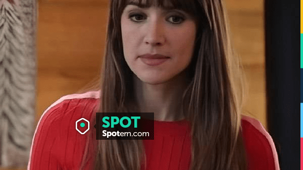 Alexandra Harris The Spirit of Christmas Station Red Sweater worn by ...