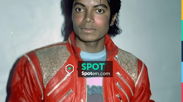Jaafar Jackson Michael 2026 Legacy Red Leather Jacket portée par ...