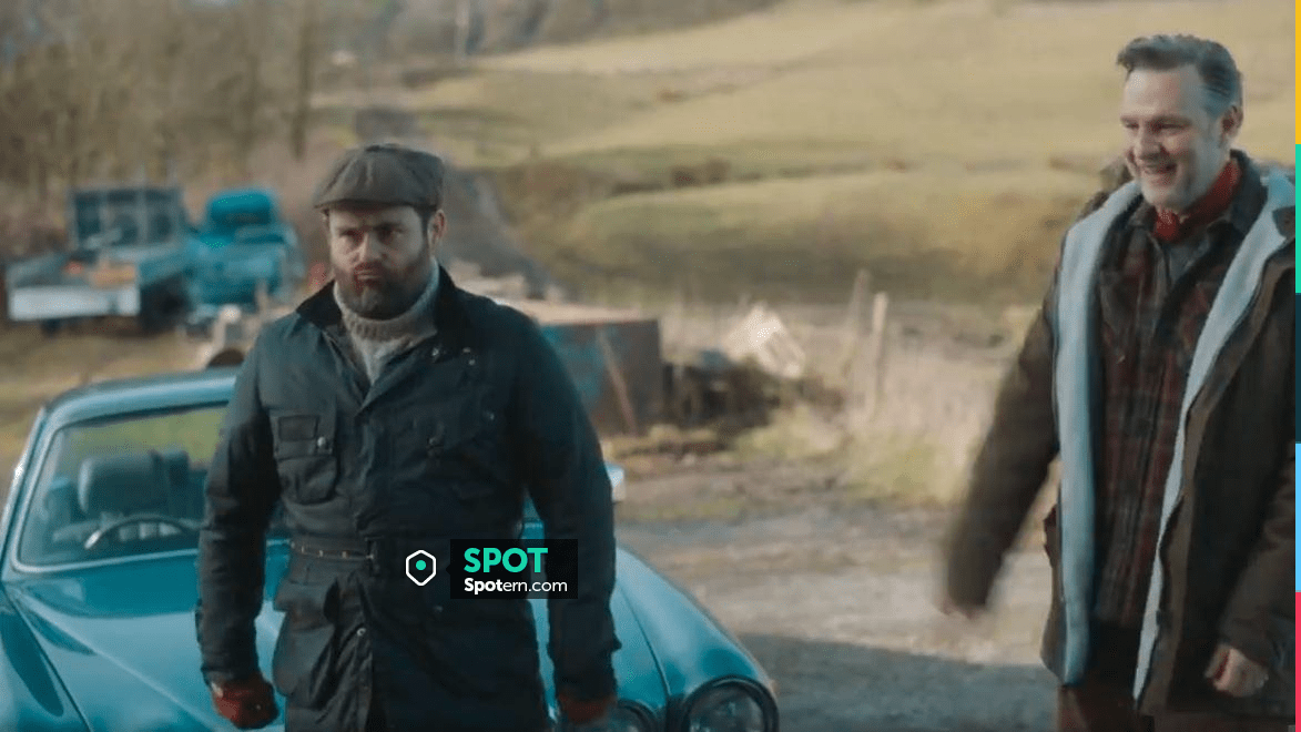 Barbour International Nato Setup Black worn by Derek (David Fynn) as ...