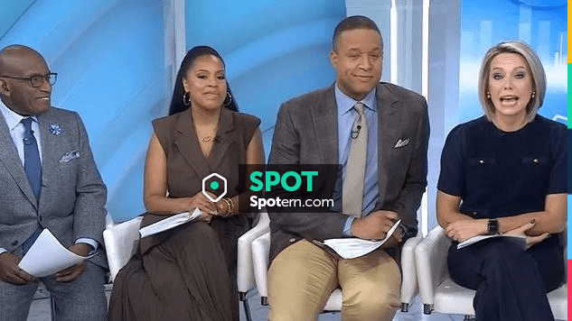 Simkhai Helena Combo Blazer Dress worn by Sheinelle Jones as seen in ...