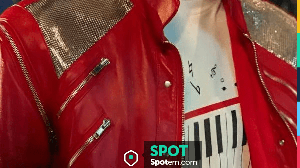 Red Leather Jacket worn by Michael Jackson (Jaafar Jackson) in Michael ...