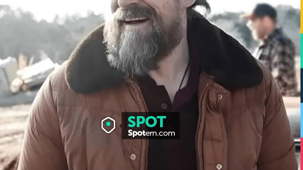 Stranger Things S5 David Harbour Brown Puffer Jacket worn by Jim Hopper ...