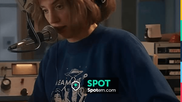 Stranger Things S5 Maya Hawke Marine graphique Pull porté par Robin ...