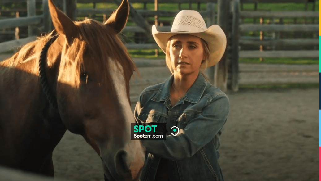 Carhartt Benson Denim Jacket worn by Amy Fleming (Amber Marshall) as ...