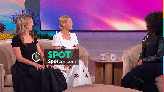 Maje Long Ribbed knit and Taffeta Dress worn by Courtney McBroom as ...