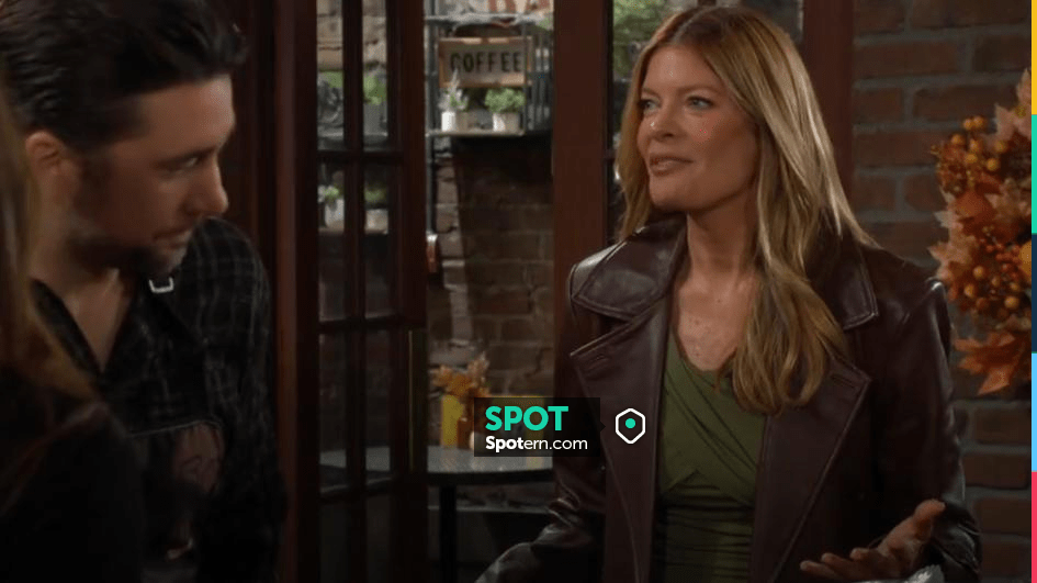 LaMarque Erma Leather Coat worn by Phyllis Summers (Michelle Stafford ...