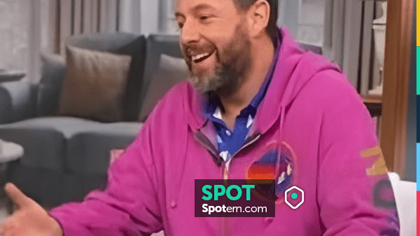 Adam Sandler Good Morning America Pink Hoodie as seen in Good Morning ...
