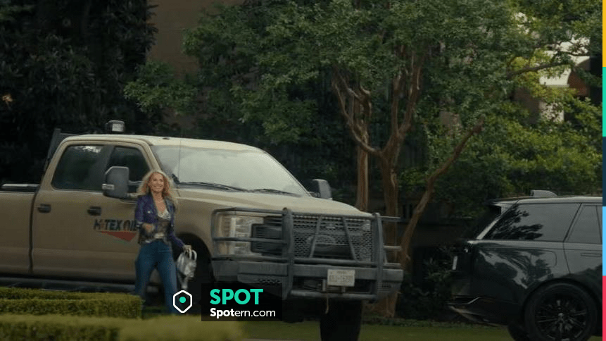 Cout De La Liberte Heidi Embellished Super High-Rise Bell Bottom Jeans worn by Angela Norris ...