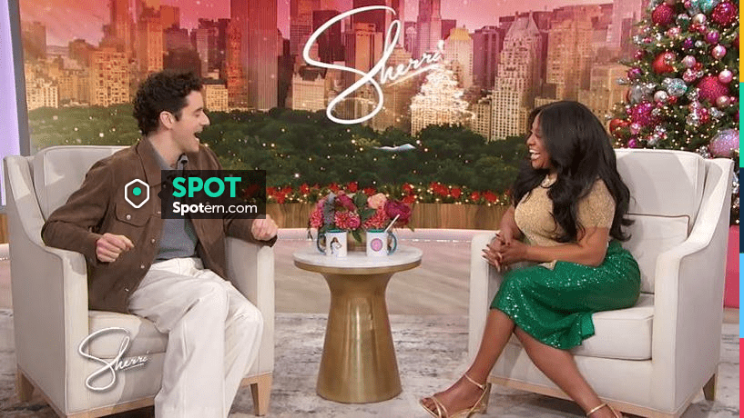Frame Suede Trucker Jacket worn by Michael Urie as seen in Sherri on ...