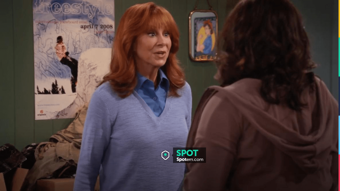Nic+Zoe Breezy Texture Sweater worn by Bobbie (Reba McEntire) as seen ...